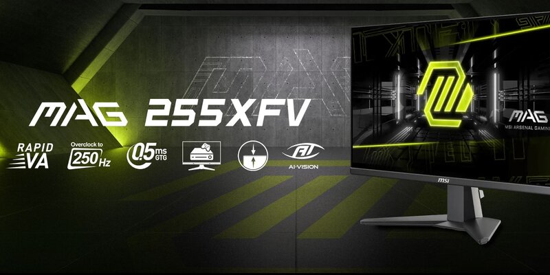 Представлен MSI MAG 255XFV – игровой монитор с 250-Гц дисплеем | Дзен