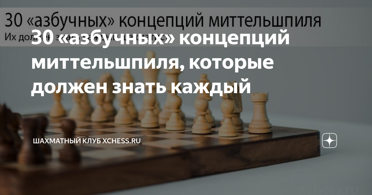30 «азбучных» концепций миттельшпиля, которые должен знать каждый ...