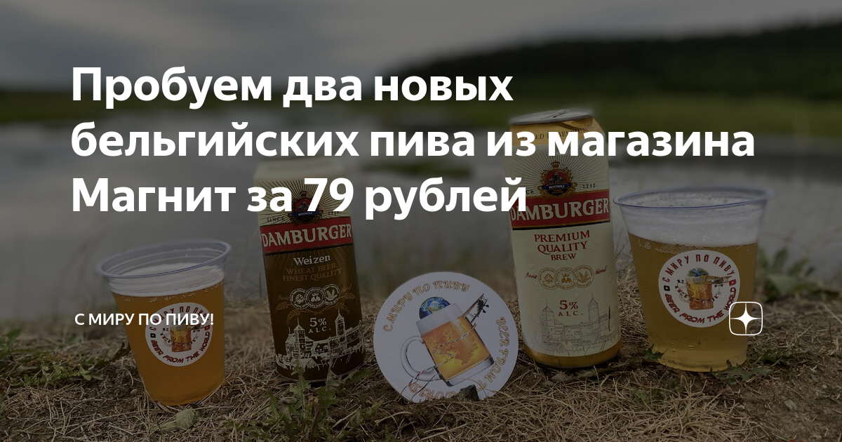 Пробуем два новых бельгийских пива из магазина Магнит за 79 рублей | С ...