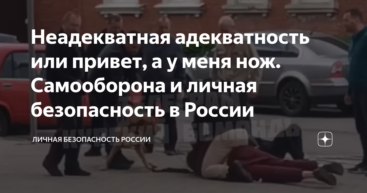 Неадекватная адекватность или привет а у меня нож Самооборона и