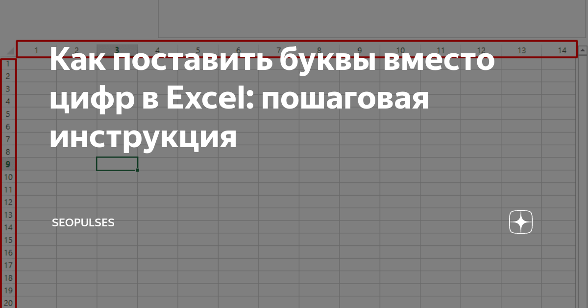 Как поставить буквы вместо цифр в Excel: пошаговая инструкция | SeoPulses | Дзен