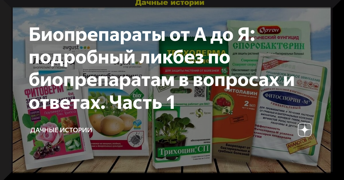 Биопрепараты от А до Я: подробный ликбез по биопрепаратам в вопросах и ...