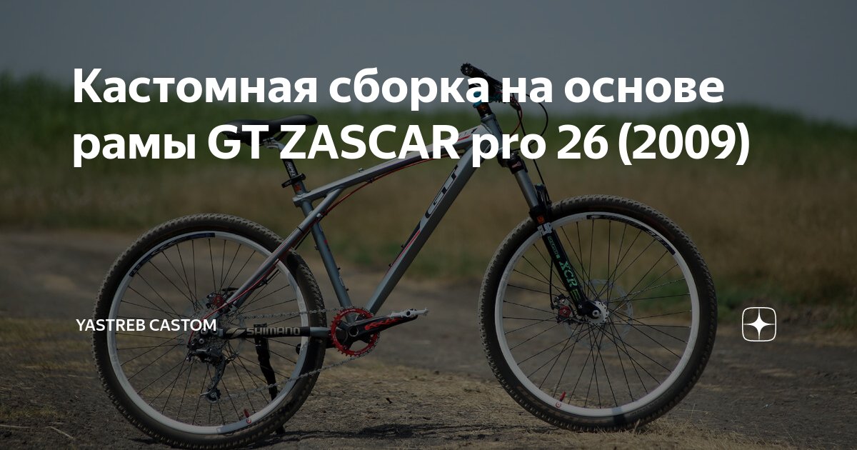 Кастомная сборка на основе рамы GT ZASCAR pro 26 (2009) | YASTREB ...