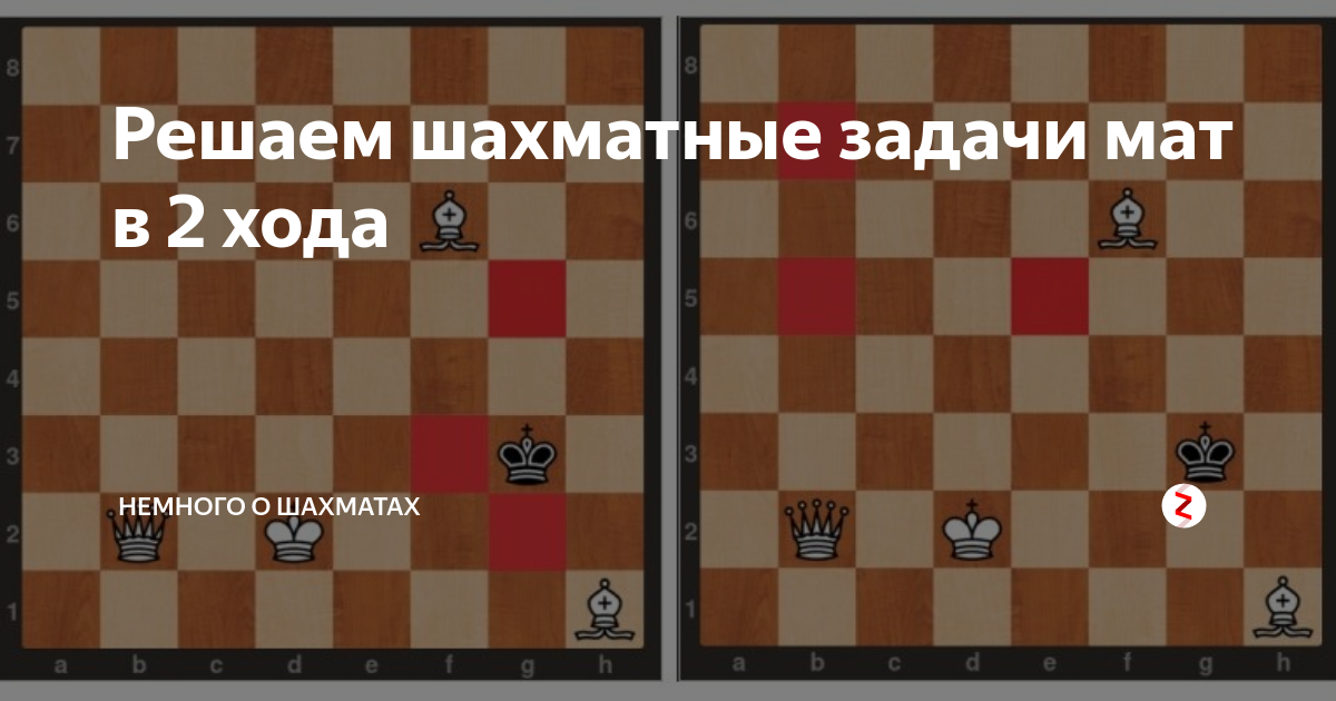 Решаем шахматные задачи мат в 2 хода Маленькая шахматная школа Дзен