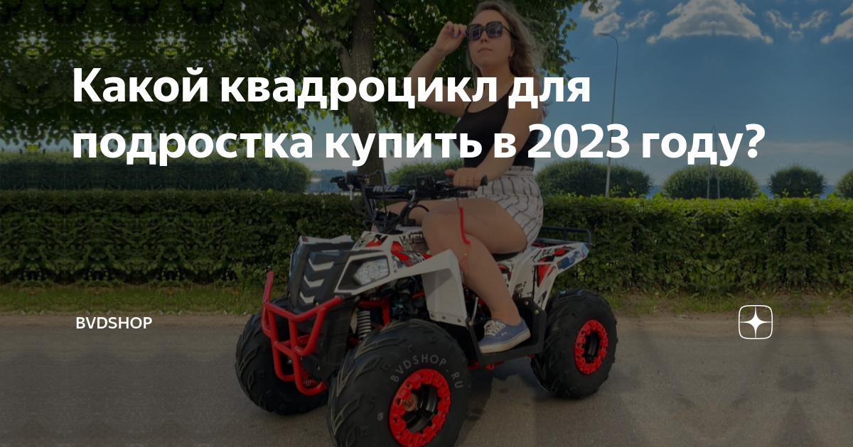 Какой квадроцикл для подростка купить в 2023 году? | BVDSHOP - Мотор и ...