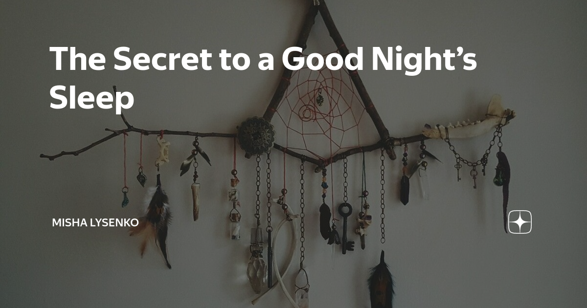 The Secret to a Good Night’s Sleep | Tell me Story | Дзен