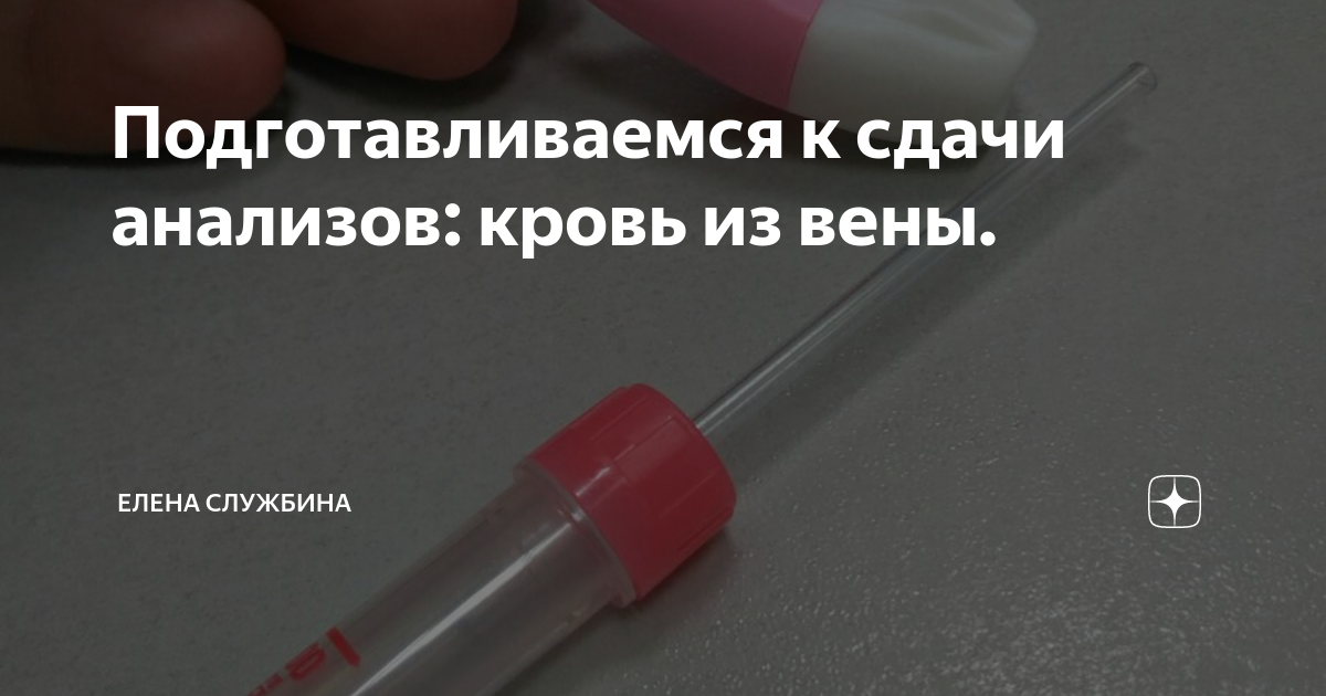 Подготавливаемся к сдачи анализов: кровь из вены. | Елена Службина | Дзен