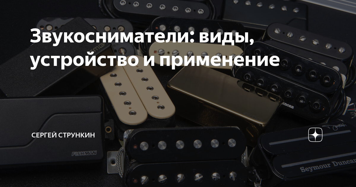Звукосниматели: виды, устройство и применение | Strunki.ru | Дзен