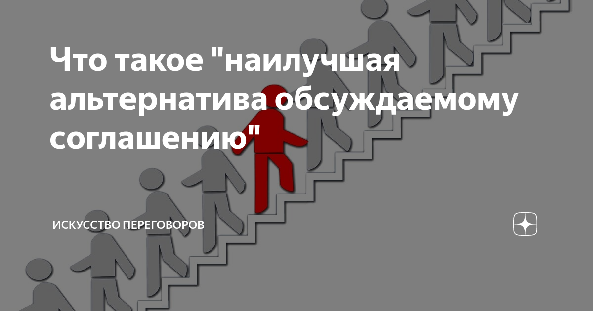 Что такое "наилучшая альтернатива обсуждаемому соглашению" | АРТ ...