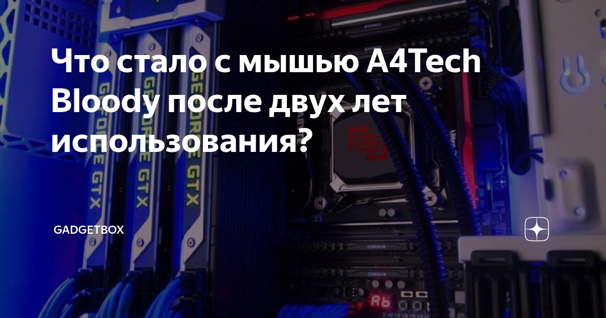 Что стало с мышью A4Tech Bloody после двух лет использования? | GADGETBOX | Дзен