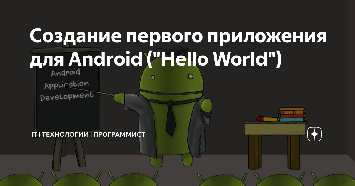 Создание первого приложения для Android ("Hello World") | Системный администратор | Дзен