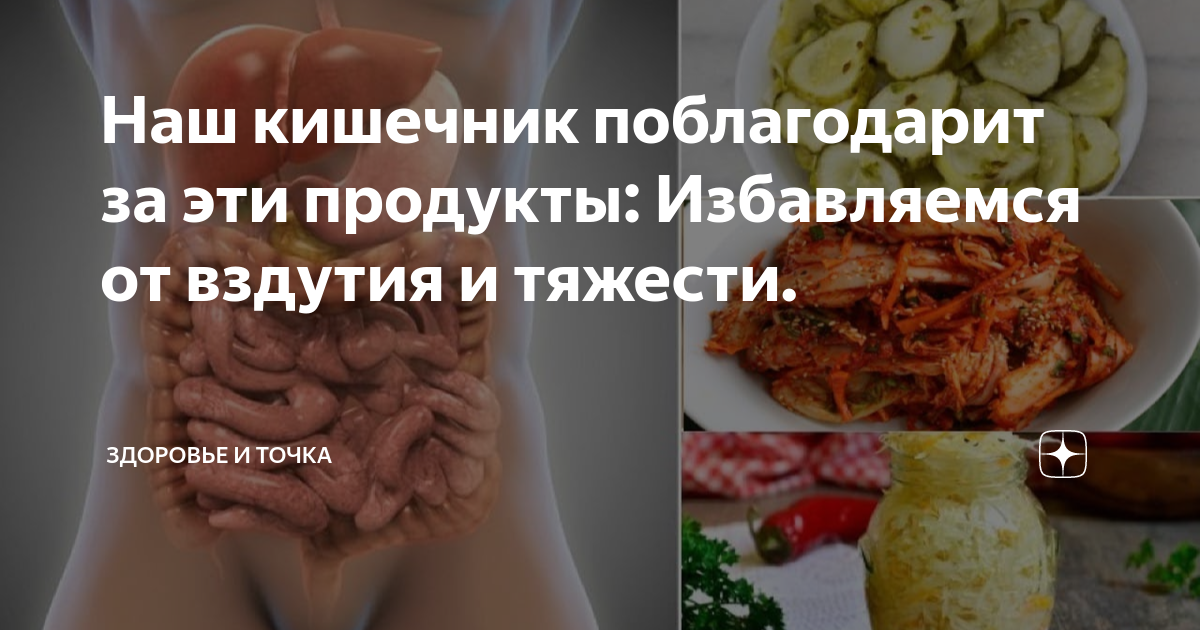 Наш кишечник поблагодарит за эти продукты: Избавляемся от вздутия и ...