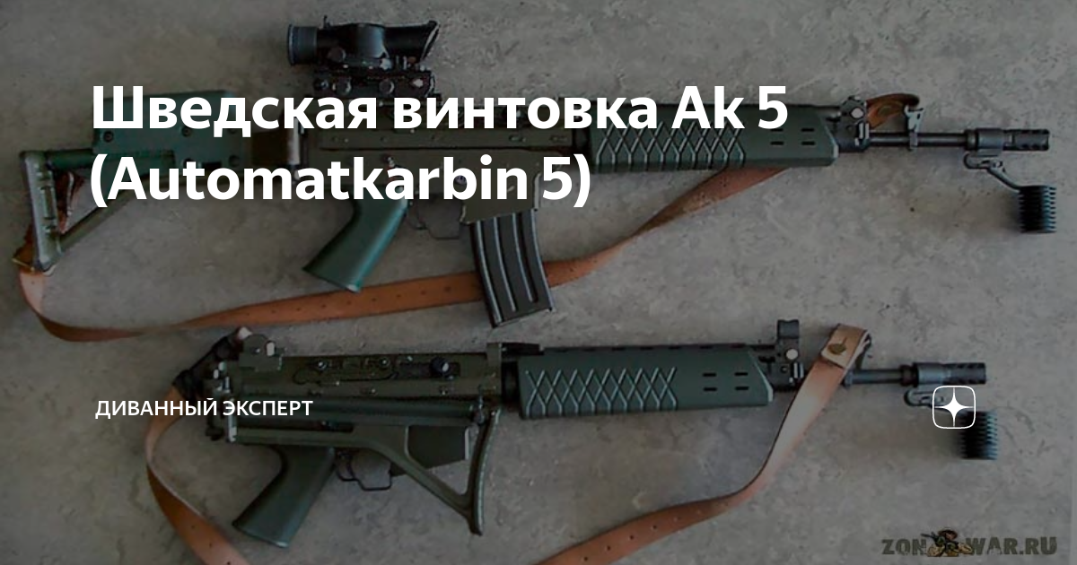 Шведская винтовка Ak 5 (Automatkarbin 5) | Диванный Эксперт | Дзен