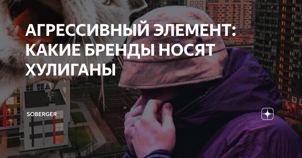 АГРЕССИВНЫЙ ЭЛЕМЕНТ: КАКИЕ БРЕНДЫ НОСЯТ ХУЛИГАНЫ | Soberger | Мужской ...