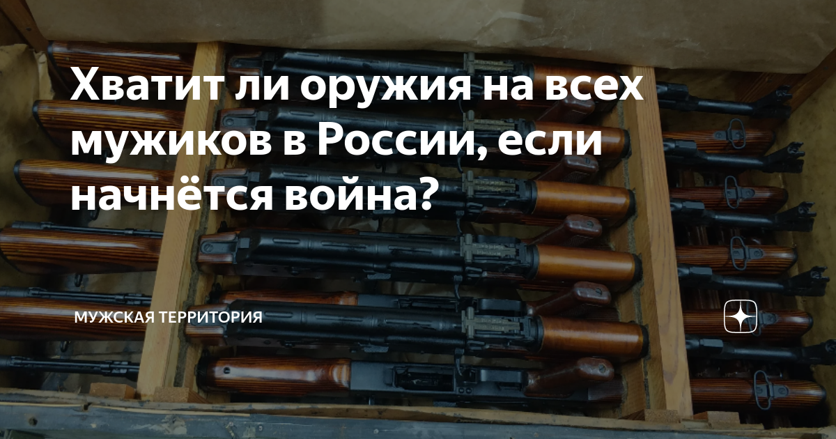 Хватит ли оружия на всех мужиков в России если начнётся война