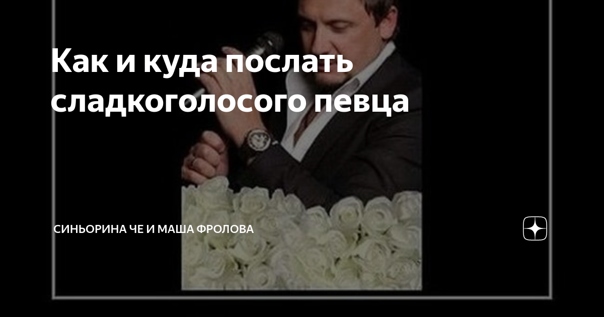 Как и куда послать сладкоголосого певца | Синьорина ЧЕ и ее десант ...