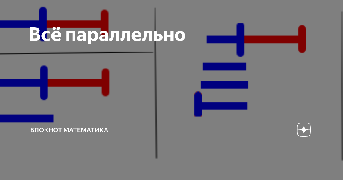 Всё параллельно | Блокнот математика | Дзен