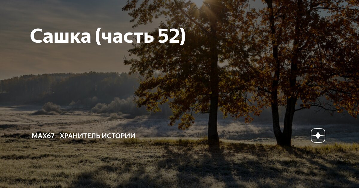 Сашка (часть 52) | MAX67 - Хранитель Истории | Дзен