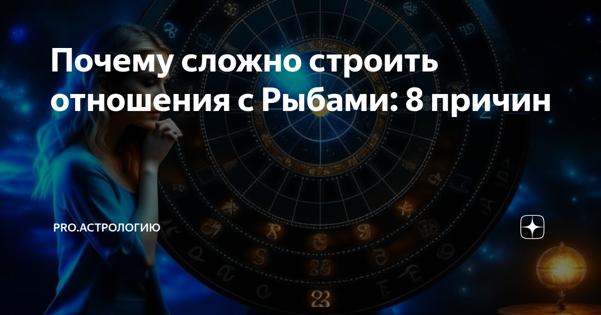Почему сложно строить отношения с Рыбами 8 причин Pro Астрологию Дзен