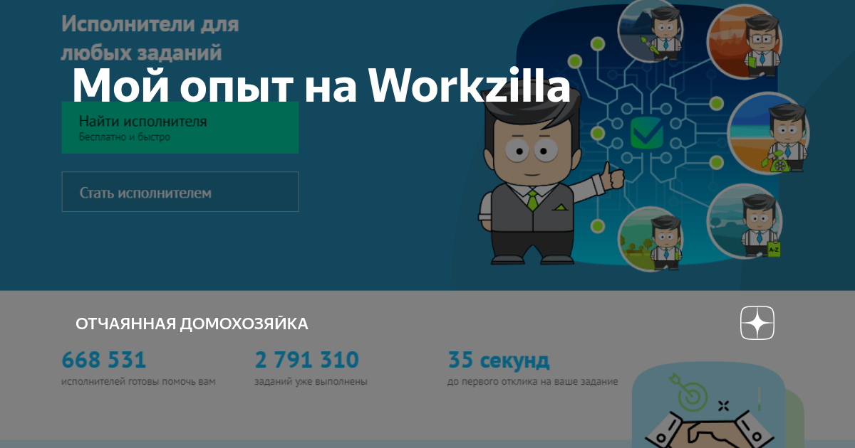 Мой опыт на Workzilla | Отчаянная Домохозяйка | Дзен