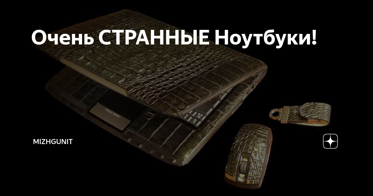 Очень СТРАННЫЕ Ноутбуки! | Mizhgunit | Дзен