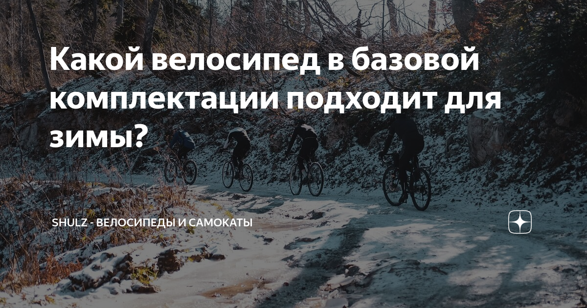 Какой велосипед в базовой комплектации подходит для зимы? | SHULZ ...