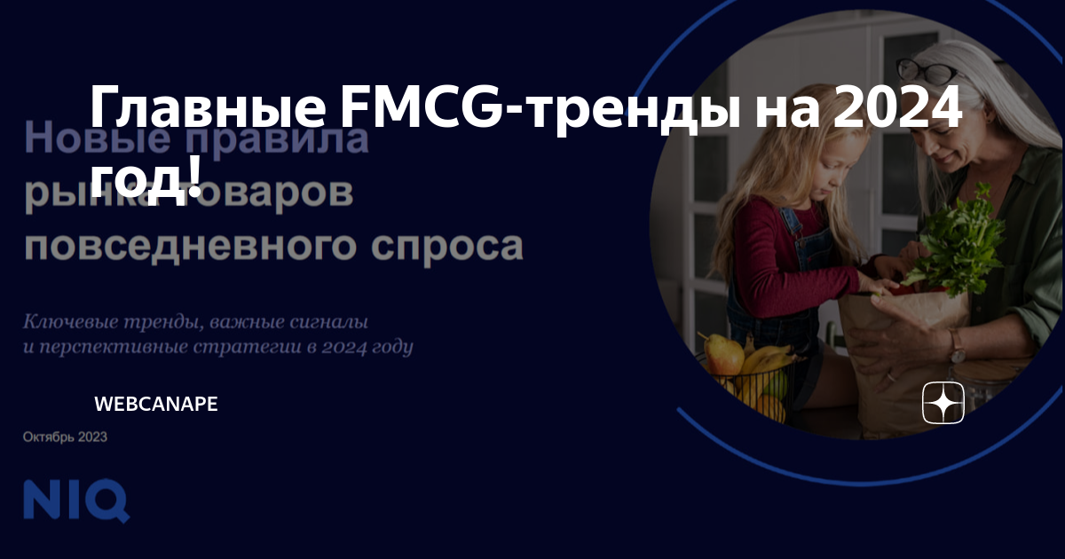 Главные FMCG-тренды на 2024 год! | WebCanape | Дзен