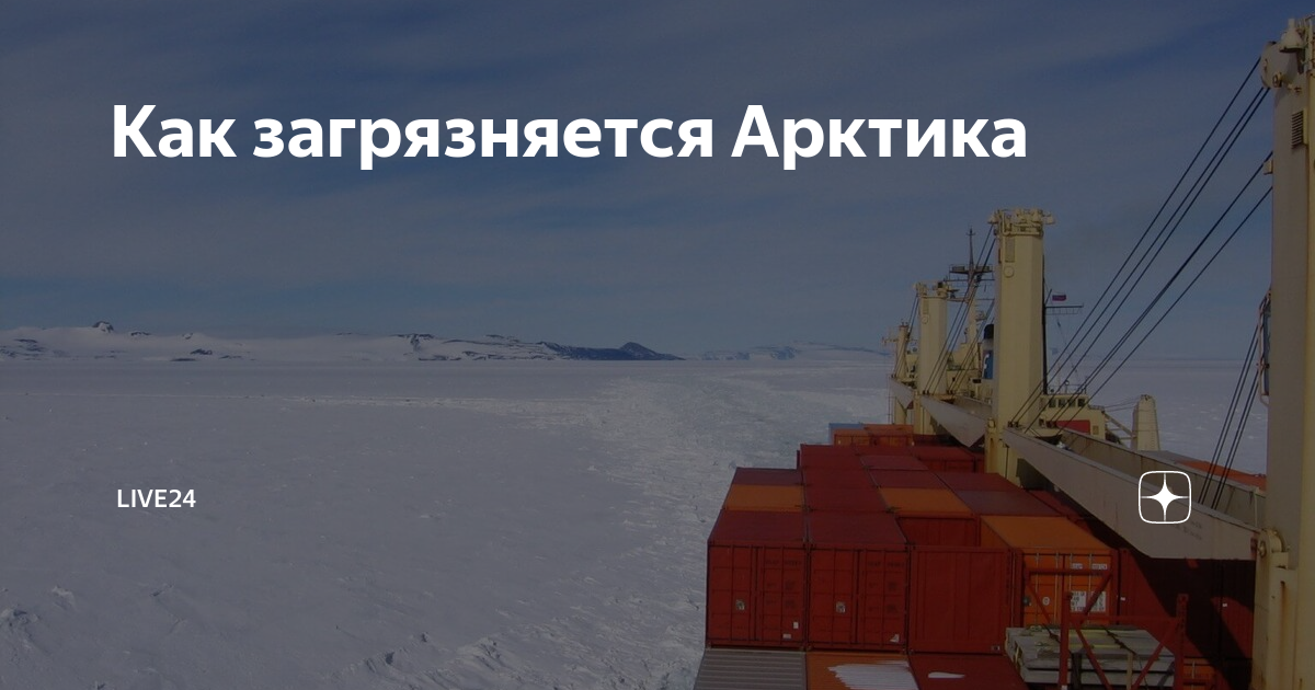 Как загрязняется Арктика | LIVE24 | Дзен