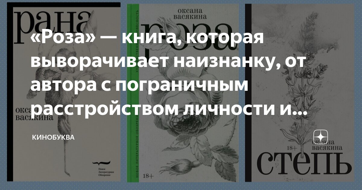 «Роза» — книга, которая выворачивает наизнанку, от автора с пограничным ...