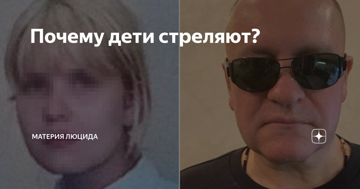 Почему дети стреляют Материя Люцида Дзен