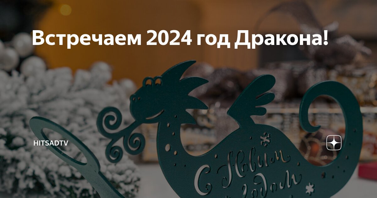Встречаем 2024 год Дракона! | HiTSAD | Дзен