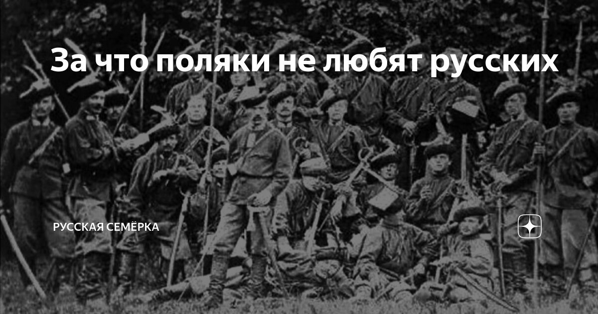 За что поляки не любят русских Русская Семёрка Дзен