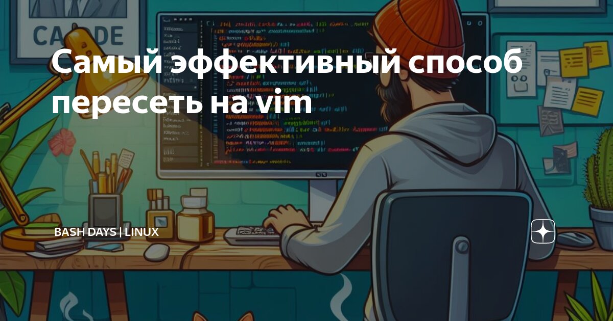 Самый эффективный способ пересеть на vim | BASH DAYS | Linux Factory | Дзен