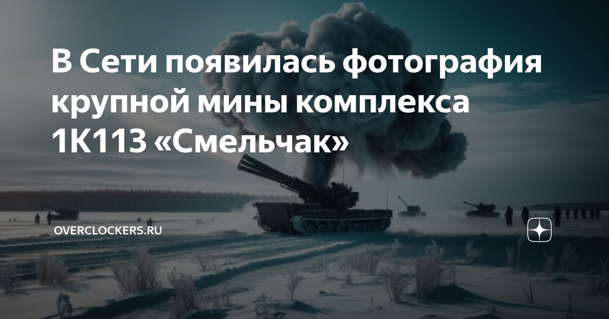 В Сети появилась фотография крупной мины комплекса 1К113 «Смельчак ...