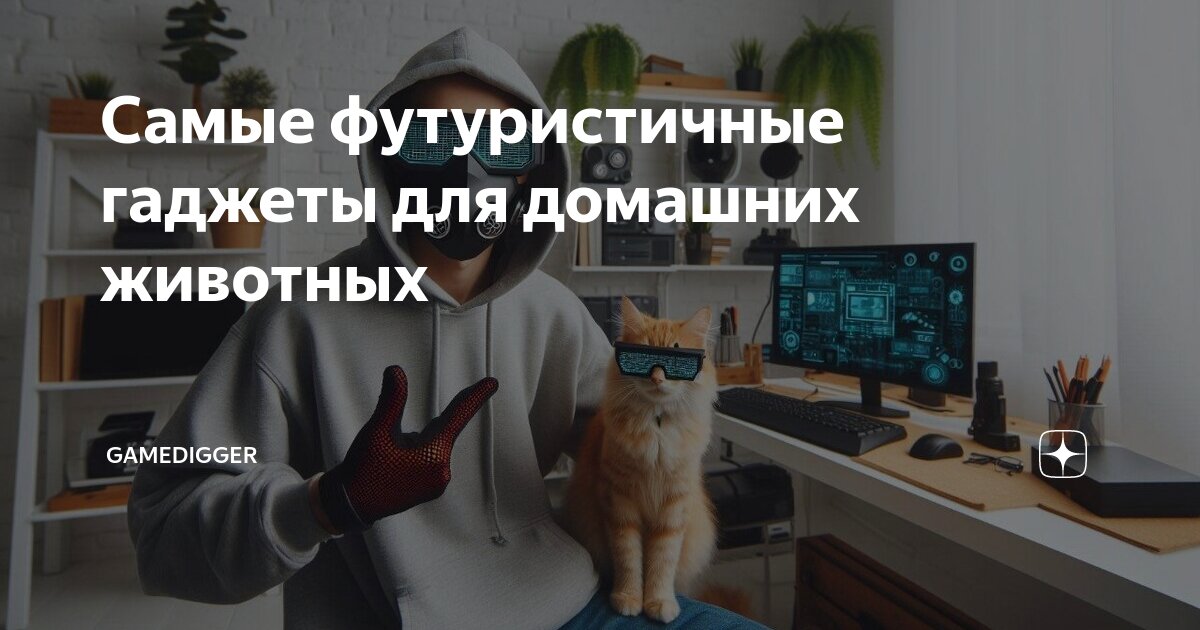 Самые футуристичные гаджеты для домашних животных | GameDigger | Дзен