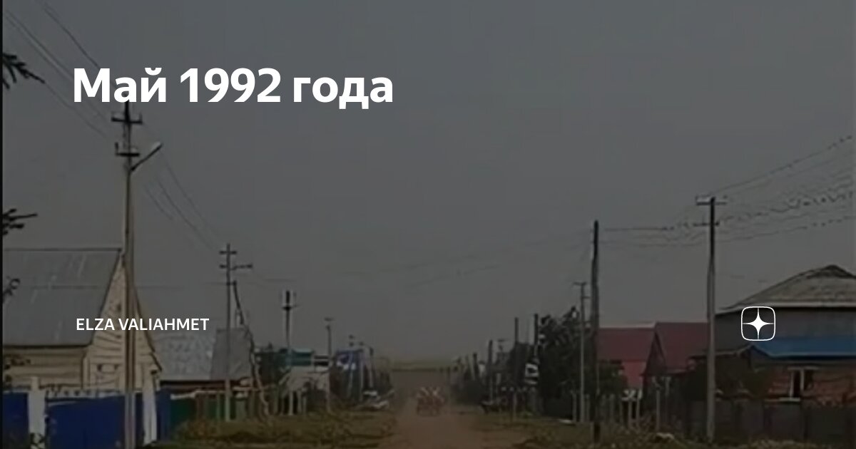 Май 1992 года | Elza Valiahmet | Дзен