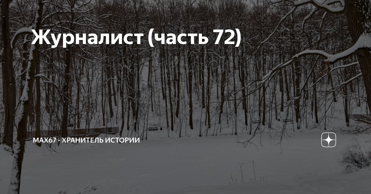 Журналист (часть 72) | MAX67 - Хранитель Истории | Дзен