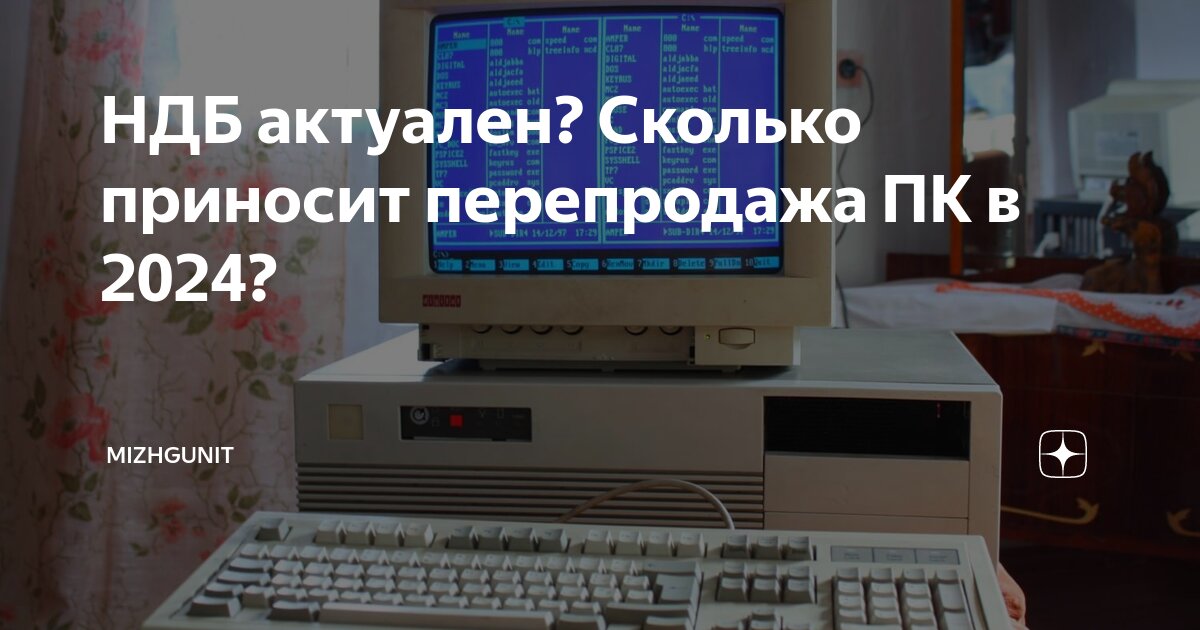 НДБ актуален? Сколько приносит перепродажа ПК в 2024? | Mizhgunit | Дзен