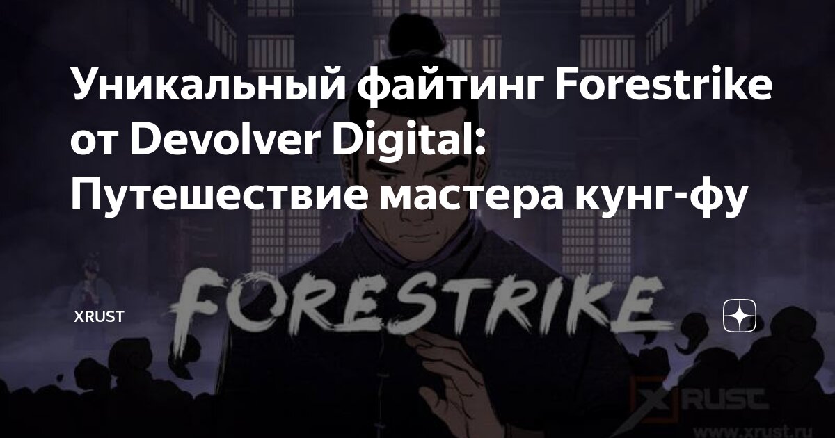 Уникальный файтинг Forestrike от Devolver Digital: Путешествие мастера кунг-фу | Xrust | Дзен