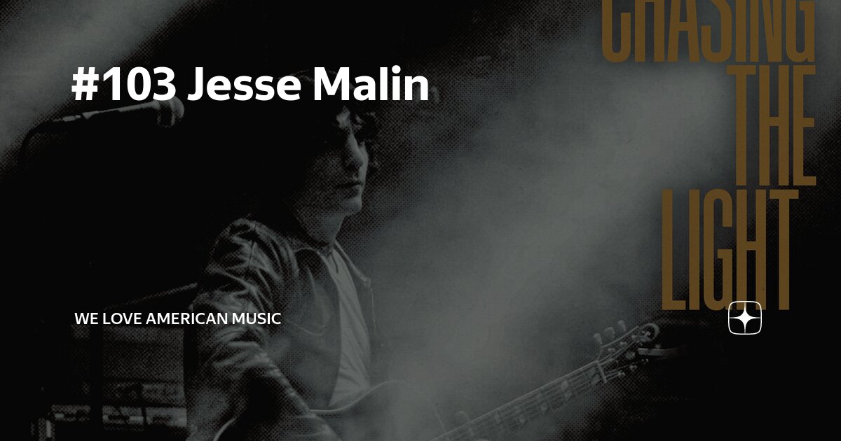 #103 Jesse Malin | we love american music | Дзен