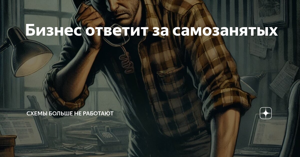 Бизнес ответит за самозанятых | Схемы больше не работают | Дзен