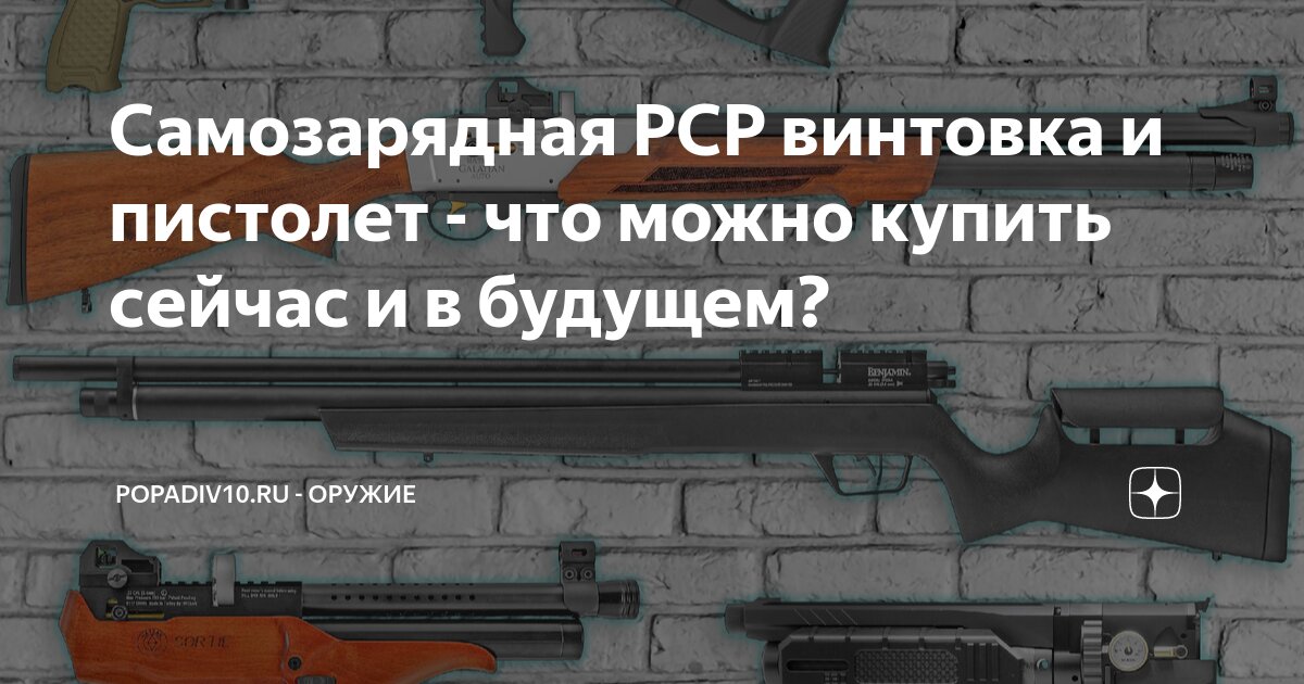 Самозарядная РСР винтовка и пистолет - что можно купить сейчас и в ...