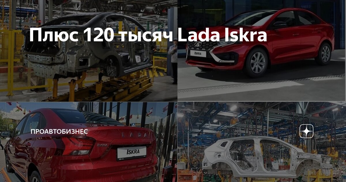 Плюс 120 тысяч Lada Iskra | ПроАвтобизнес | Дзен