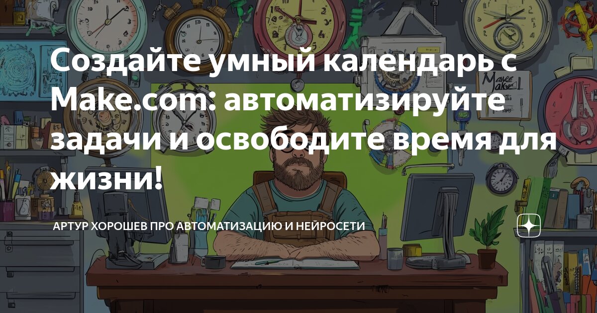 Создайте умный календарь с автоматизируйте задачи и