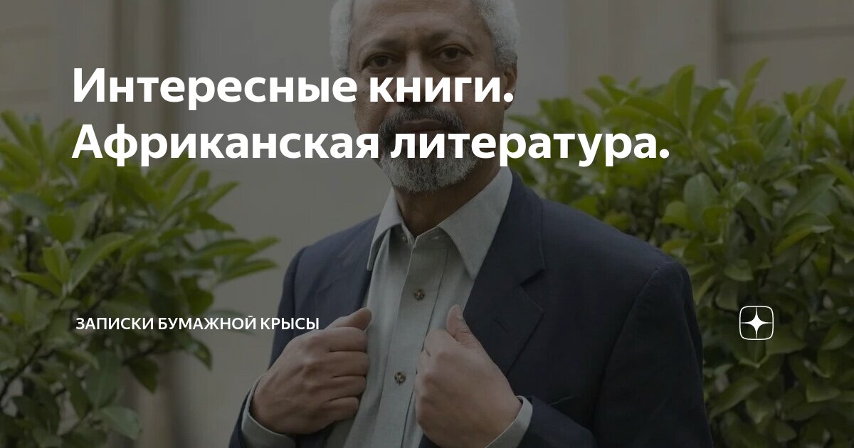 Интересные книги. Африканская литература. | Записки Бумажной крысы | Дзен
