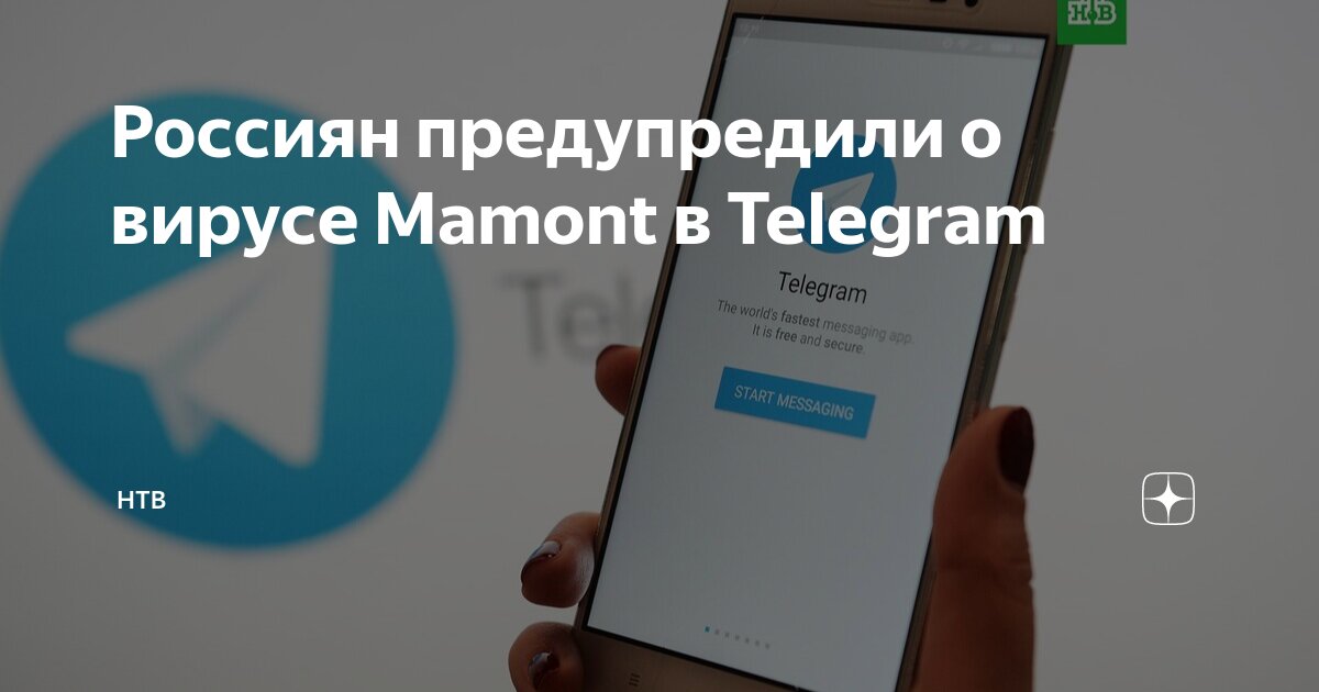 Россиян предупредили о вирусе Mamont в Telegram | НТВ | Дзен