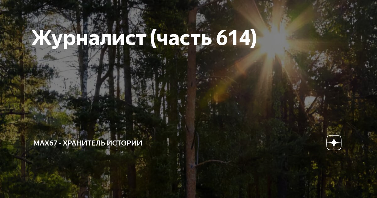 Журналист (часть 614) | MAX67 - Хранитель Истории | Дзен