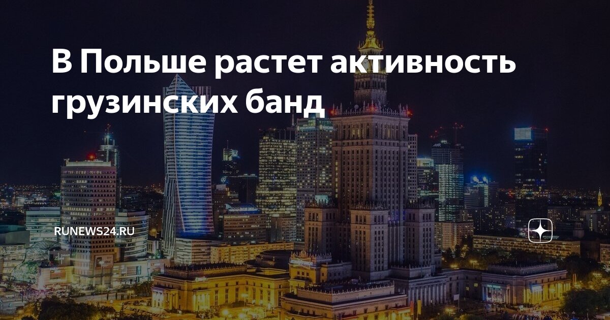 В Польше растет активность грузинских банд | RuNews24.ru | Дзен