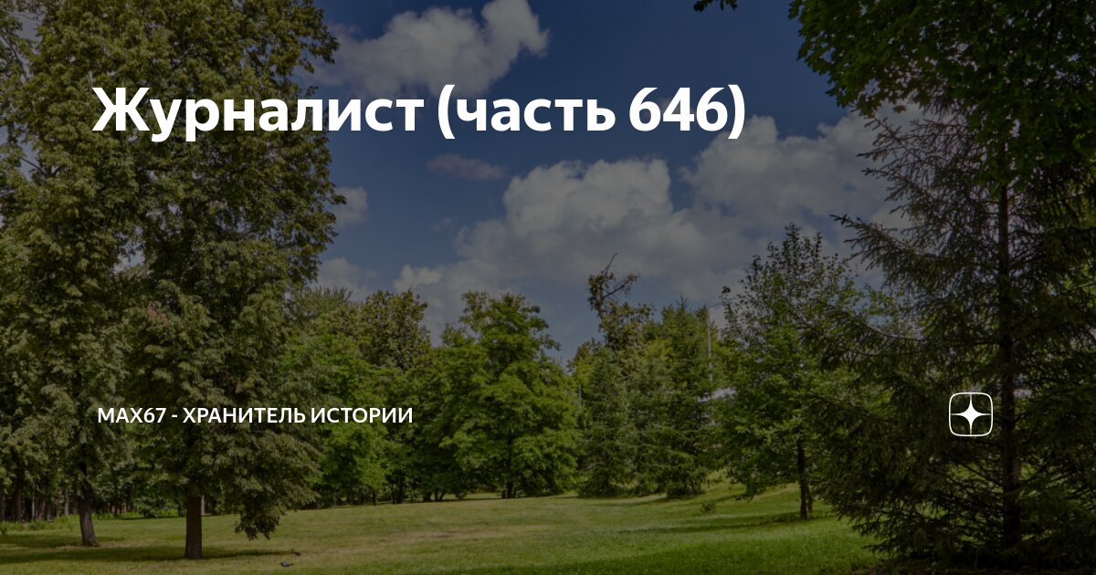 Журналист (часть 646) | MAX67 - Хранитель Истории | Дзен