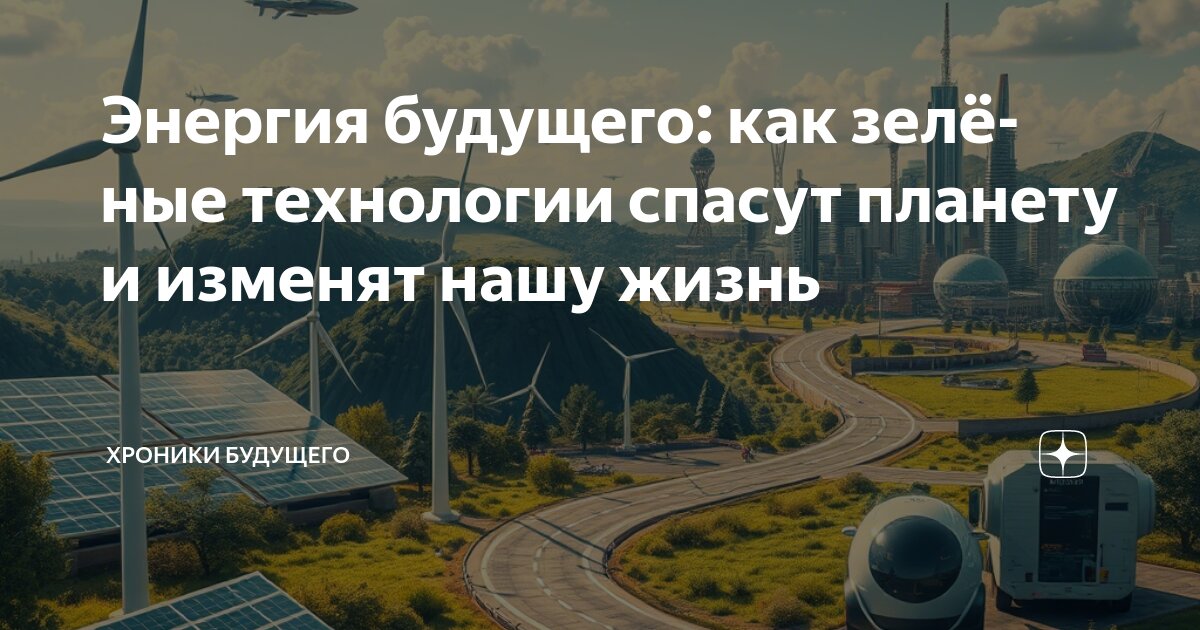 Энергия будущего: как зелёные технологии спасут планету и изменят нашу ...